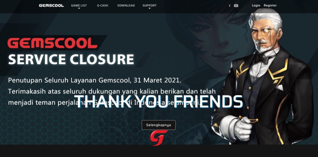 Sekian Lama Menemani Gamer Indonesia, Gemscool Siap Ucapkan Selamat ...