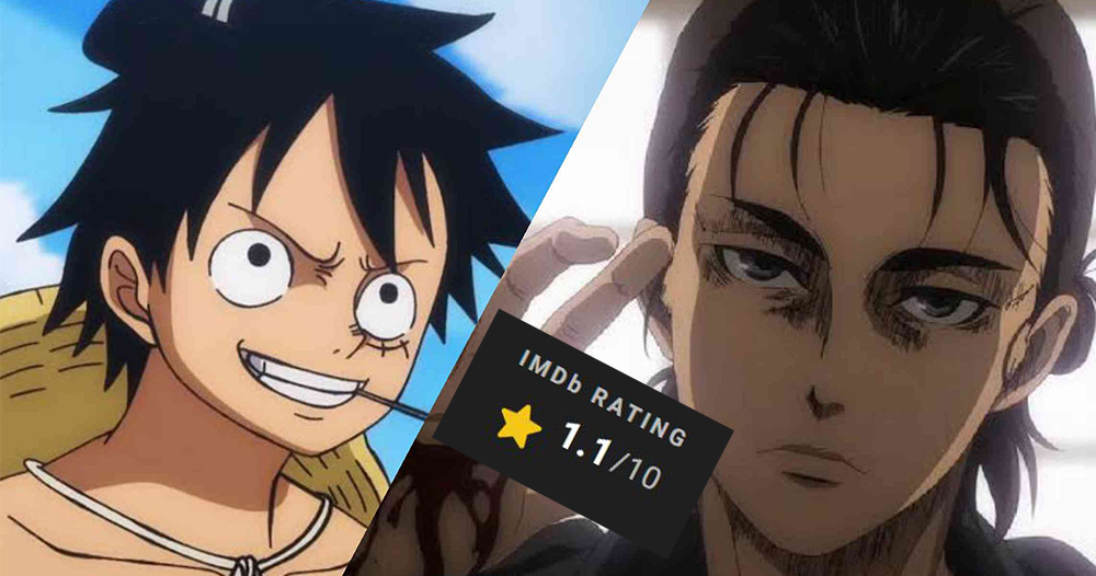 Fans One Piece dan Attack on Titan 'Perang' Review Bomb di Situs IMDb ...