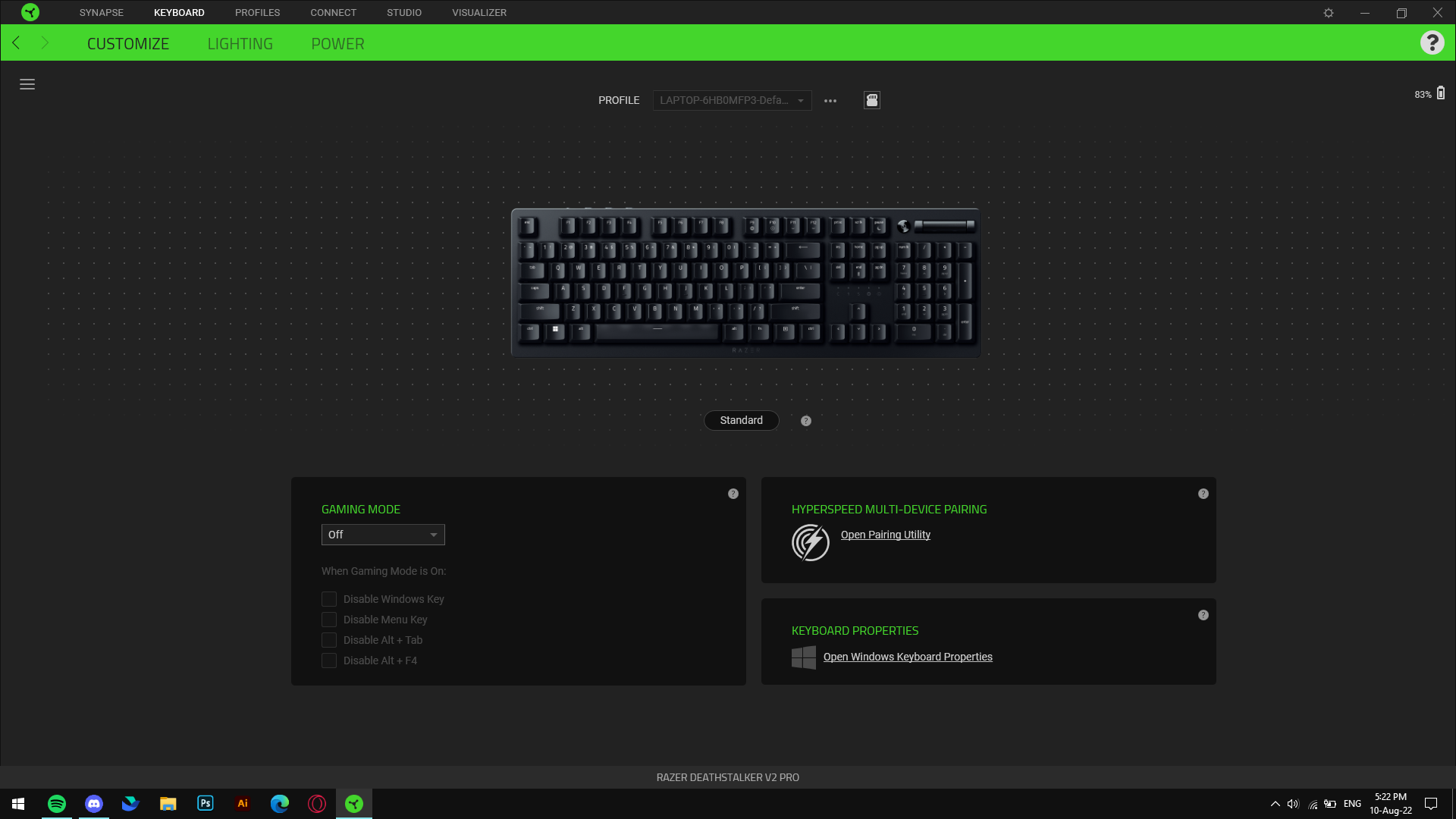 Review Razer DeathStalker V2 Pro - Gaming Tipis Tipis - gamerwk.com