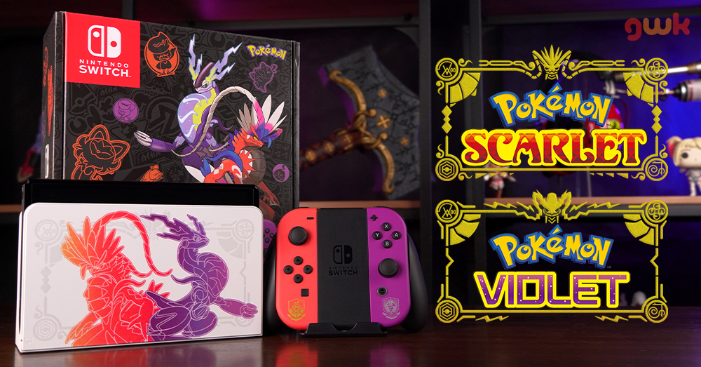 Unboxing Nintendo Switch OLED Edisi Pokémon Scarlet & Violet - Desain ...