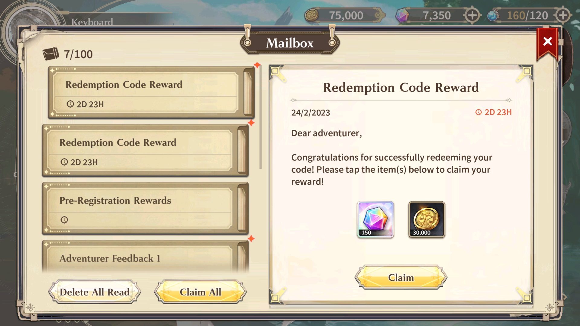 Redeem Code Valiant Force 2 - Update 2023 - gamerwk.com