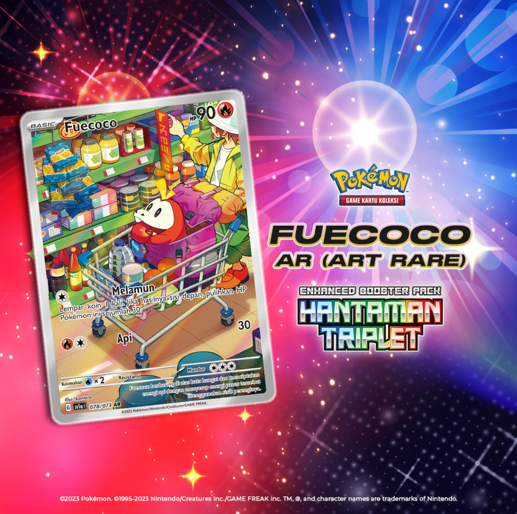 Pokemon Hantaman Triplet Sudah Rilis di Indonesia dengan Tiga Kartu Tipe Art Rare | GamerWK