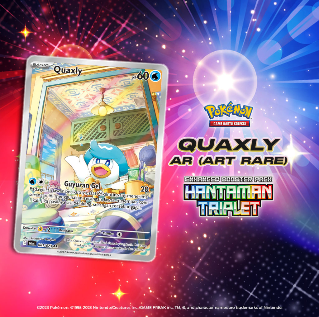 Pokemon Hantaman Triplet Sudah Rilis di Indonesia dengan Tiga Kartu Tipe Art Rare | GamerWK